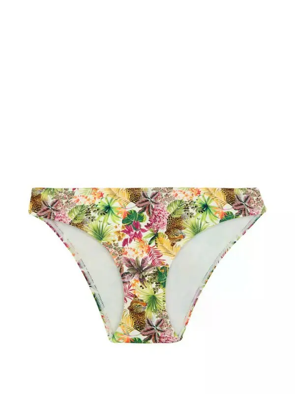 AUBADE Exotic Fever Tropical-print Bikini Briefs - Neutrals