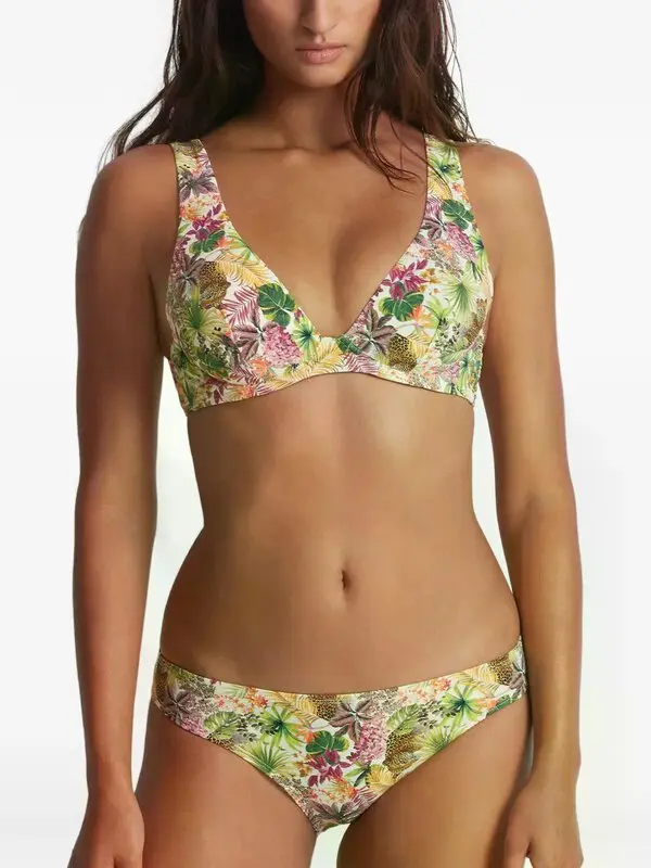 AUBADE Exotic Fever Tropical-print Bikini Briefs