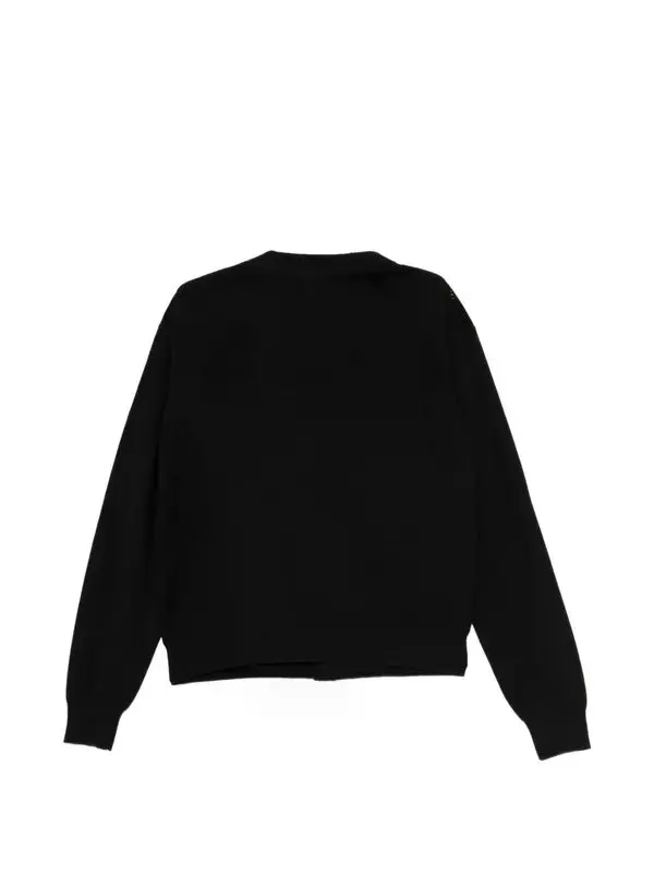 TOM FORD Suede Front Merino Cardigan
