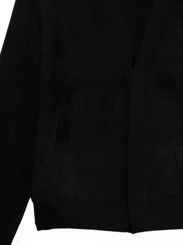 TOM FORD Suede Front Merino Cardigan
