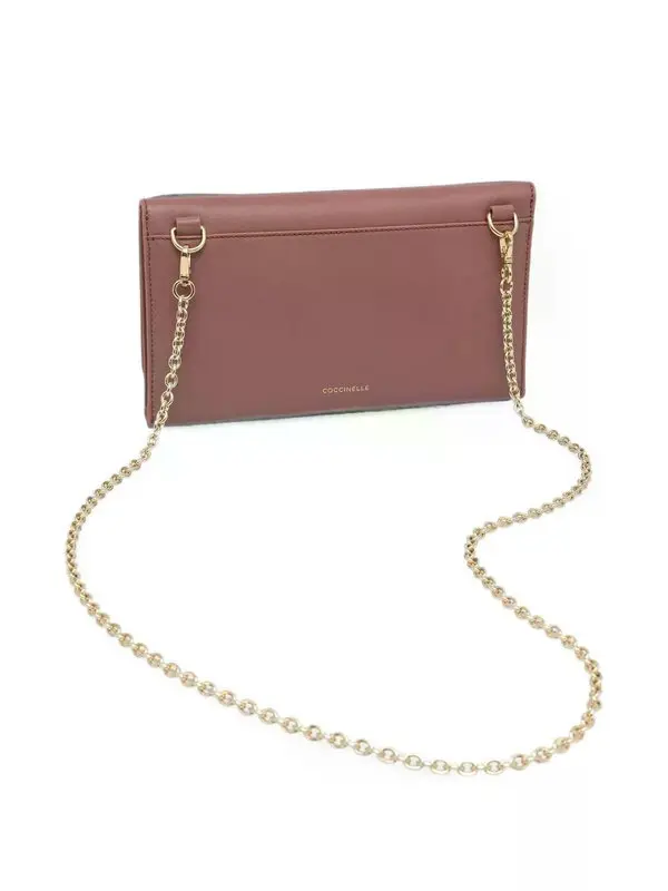 COCCINELLE C-me Light Logo-plaque Chain-link Clutch Bag