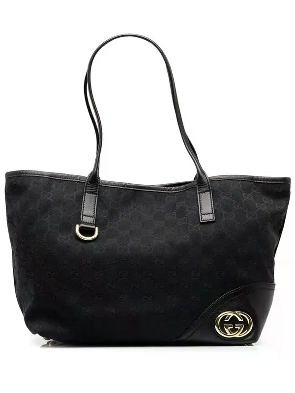 Gucci 2000-2015 Gg Canvas New Britt Tote Bag