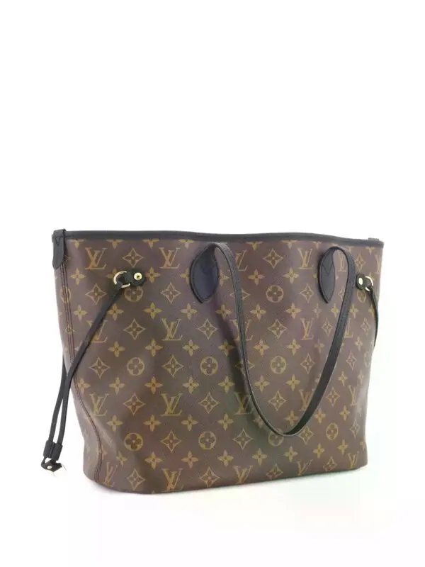 LOUIS VUITTON Neverfull Inside Out Monogram Canvas And Leather Mm Tote Bag - Black