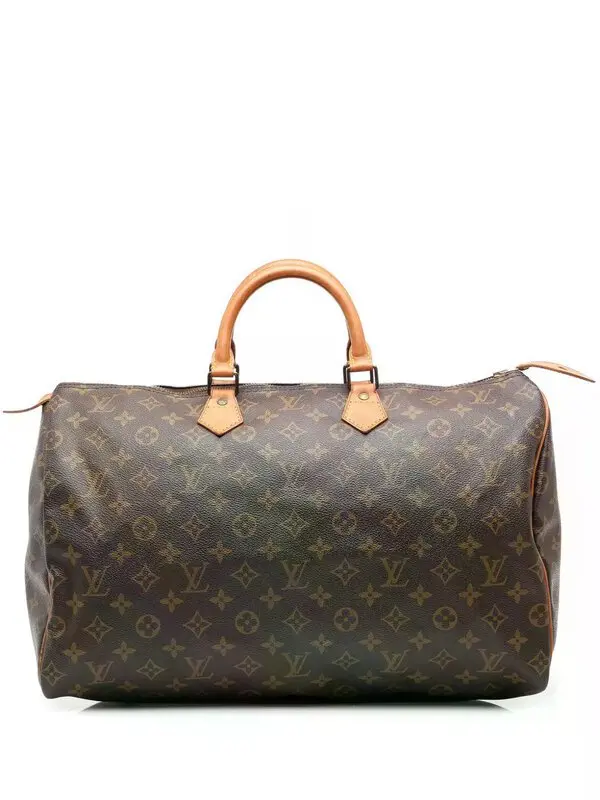 LOUIS VUITTON 1990 Monogram Speedy 40 Boston Bag