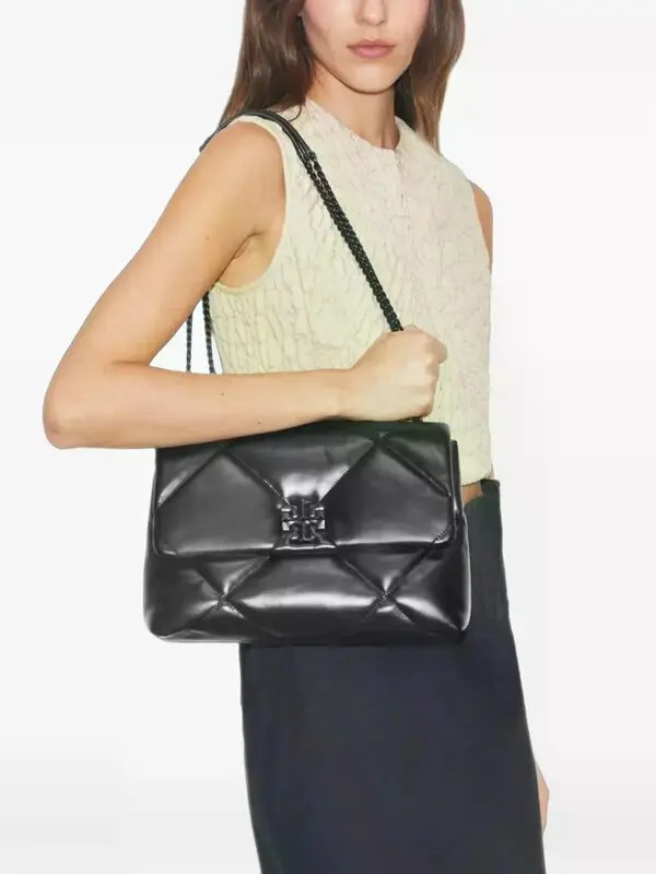 Tory Burch Kira Diamond-quilted Leather Shoulder Bag
