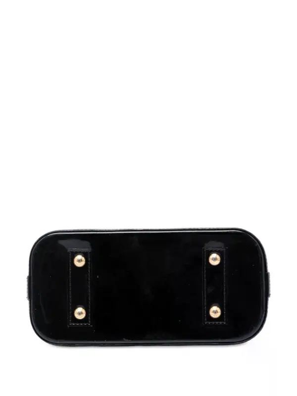 LOUIS VUITTON 2015 Monogram Vernis Alma Bb Satchel