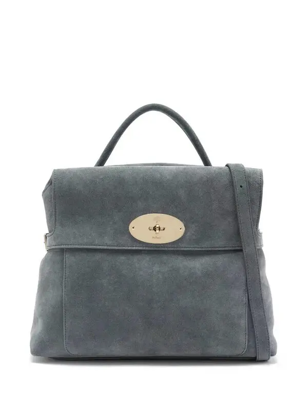 Mulberry Stevie Suede Tote Bag - Grey