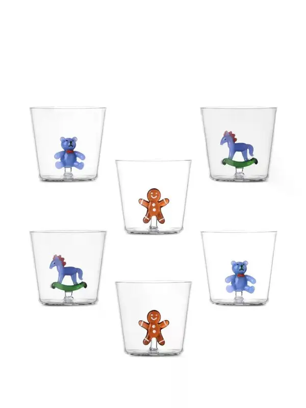 ICHENDORF MILANO Schiaccianoci Tumblers - White