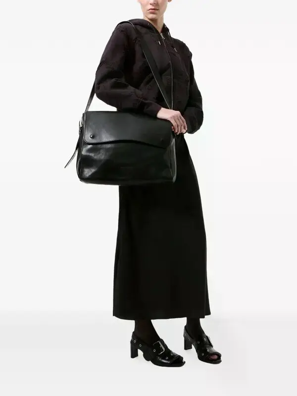 Our Legacy Large Piston Leather Shoulder Bag