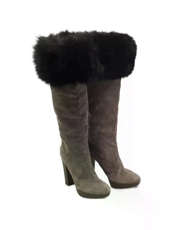 Dior Cannage Knee-lenght Boots