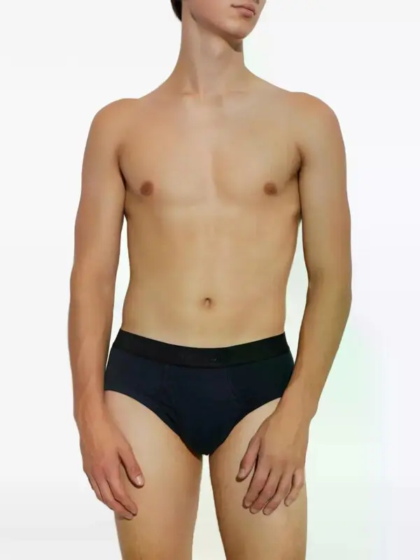 TOM FORD Logo-waistband Briefs - Blue