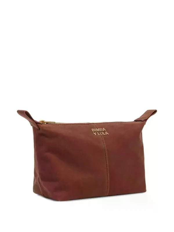 Bimba Y Lola Small Rust Coated Trapecio Make-up Case