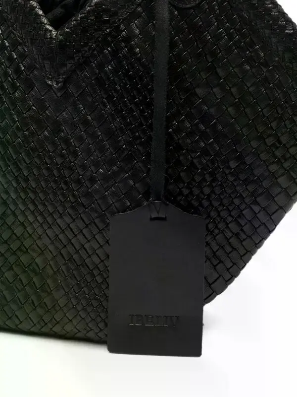 IBELIV Medium Trinity Woven-leather Tote Bag