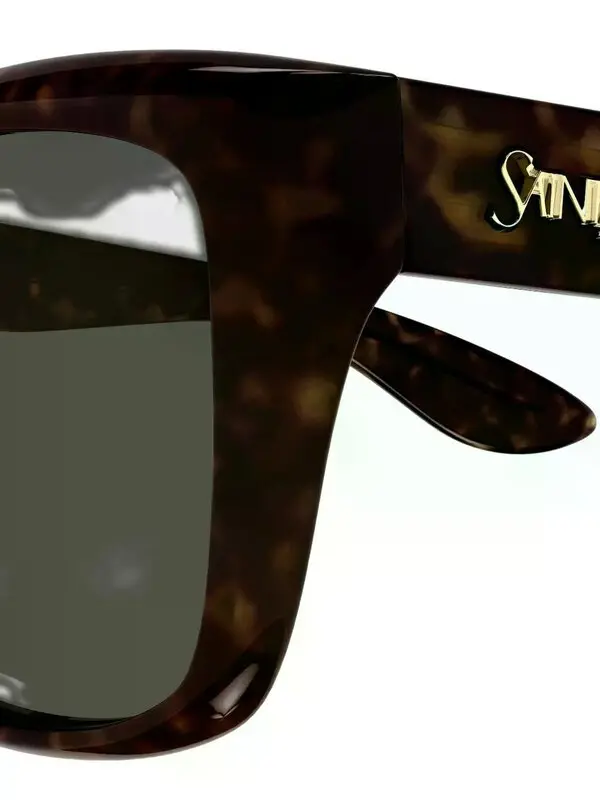 Saint Laurent Sl 923 Tortoiseshell-effect Square-frame Sunglasses
