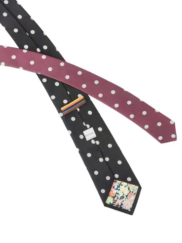 Paul Smith Polka-dot Tie - Black