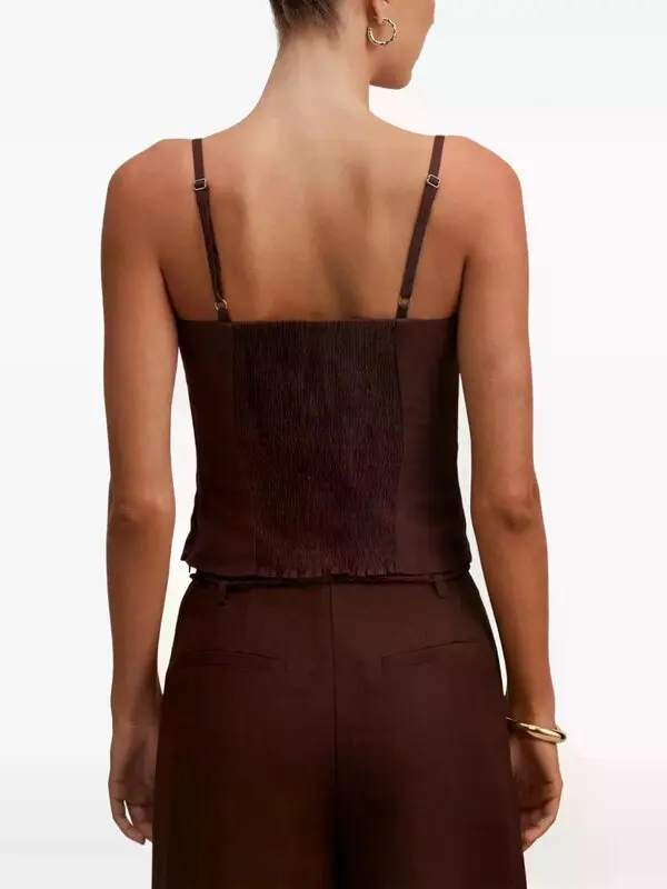EVER NEW River Cropped Corset Top