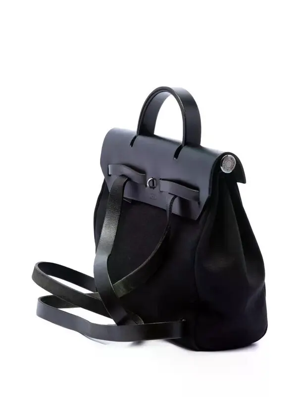 Hermès 2000 Toile Herbag Pm Backpack - Black