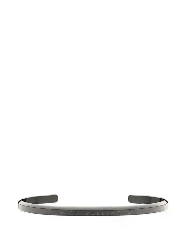 DANIEL WELLINGTON Classic Logo-engraved Cuff Bracelet - Grey