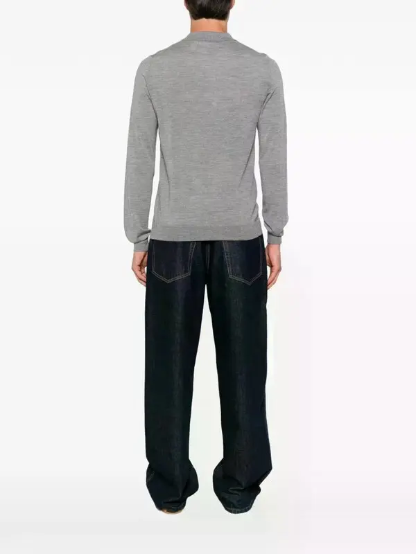 LANVIN Long-sleeve Polo Shirt