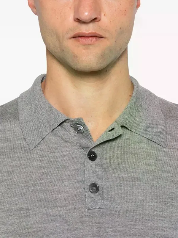 LANVIN Long-sleeve Polo Shirt