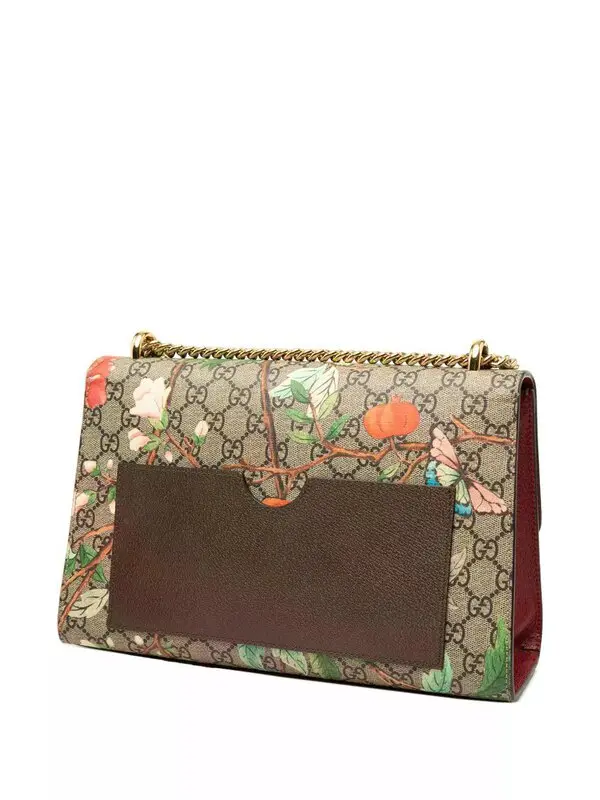 Gucci 2000-2015 Medium Gg Supreme Tian Padlock Shoulder Bag