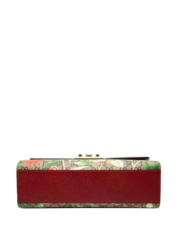 Gucci 2000-2015 Medium Gg Supreme Tian Padlock Shoulder Bag