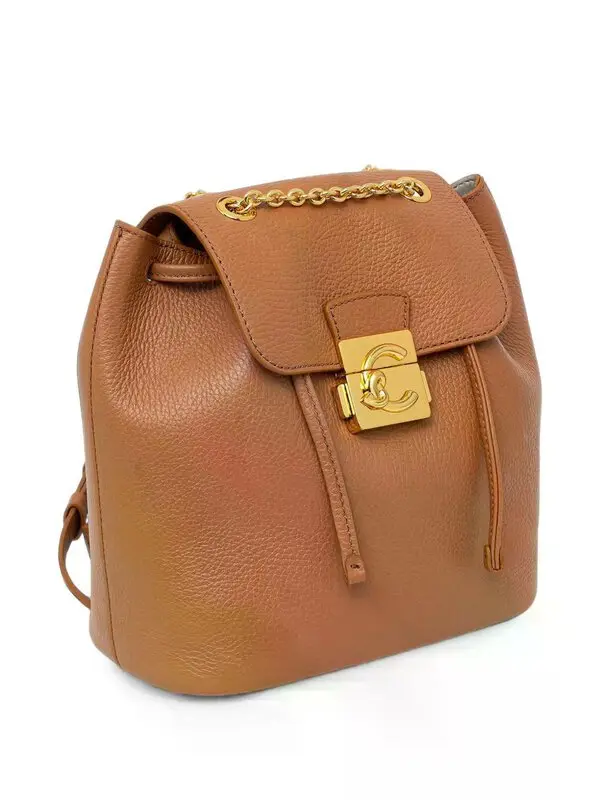 COCCINELLE Small C-me Logo-plaque Drawstring Backpack