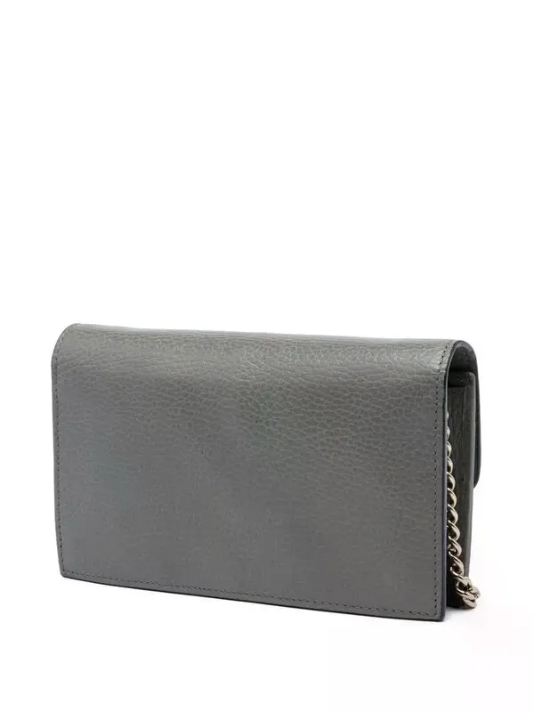 Gucci 2000-2015 Dollar Calfskin Interlocking G Wallet On Chain Crossbody Bag