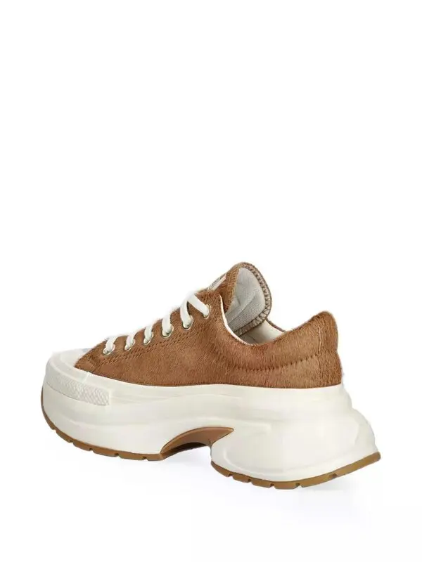 CONVERSE Run Star Crush Pony-hair Platform Sneakers