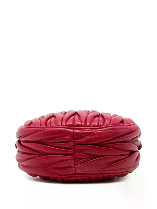 Miu Miu 2010-2016 Matelasse Nappa Round Crossbody Bag