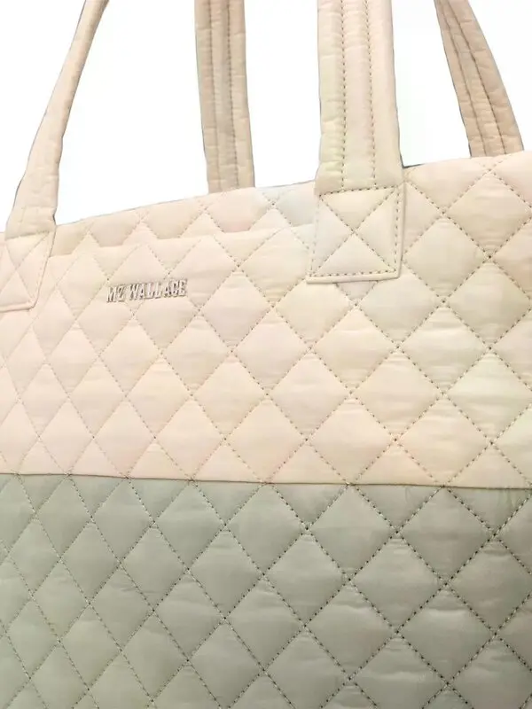 Mz Wallace Medium Buff Metro Tote Deluxe Tote Bag