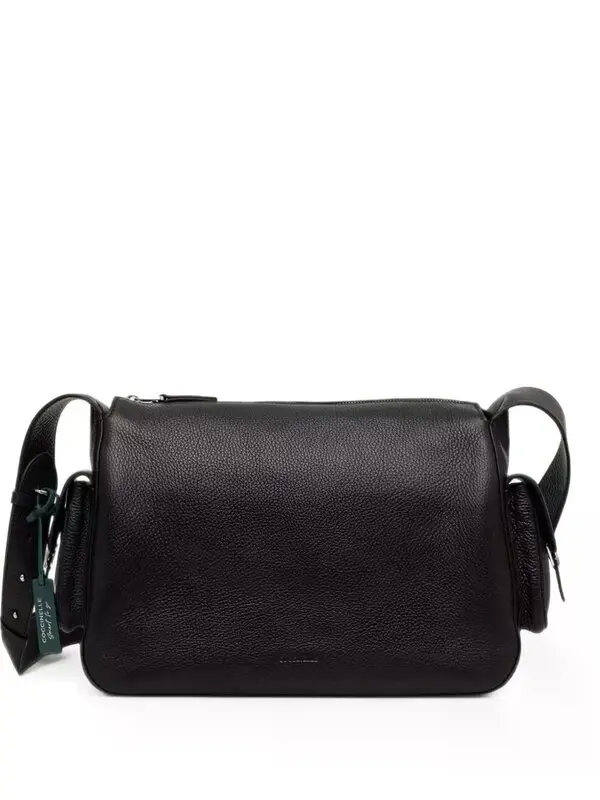 COCCINELLE Grainy Logo-print Shoulder Bag