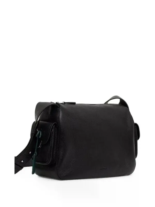 COCCINELLE Grainy Logo-print Shoulder Bag