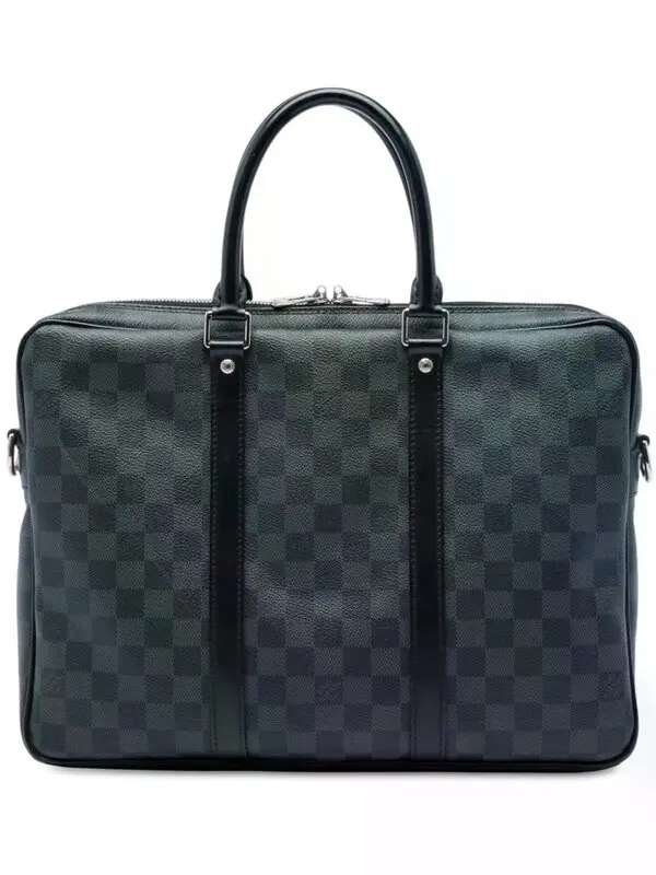 LOUIS VUITTON 2021-2026 Damier Graphite Porte Documents Voyage Pm Business Bag