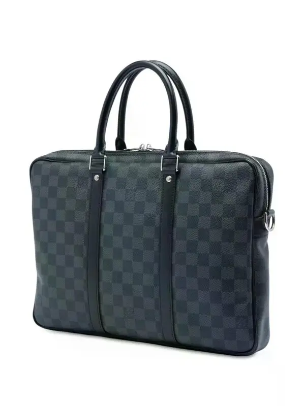 LOUIS VUITTON 2021-2026 Damier Graphite Porte Documents Voyage Pm Business Bag