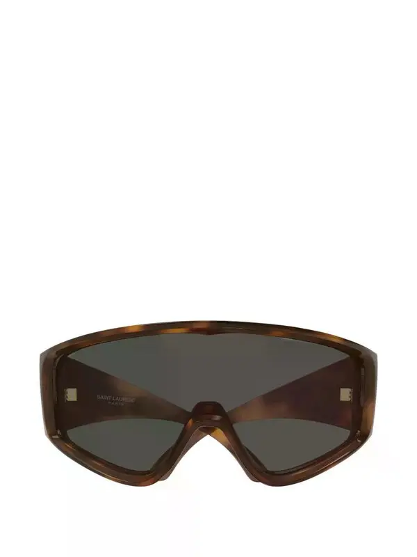 Saint Laurent Sl 969 Tortoiseshell-effect Sunglasses - Brown