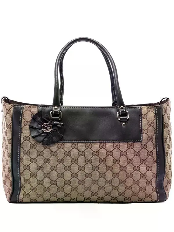 Gucci 2016-2026 Gg Canvas Trophy Tote Bag