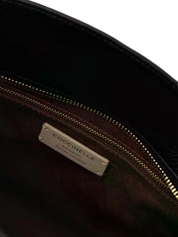 COCCINELLE Grained Leather Tote Bag