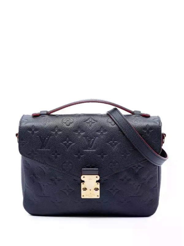 LOUIS VUITTON 2018 Monogram Empreinte Pochette Metis Satchel