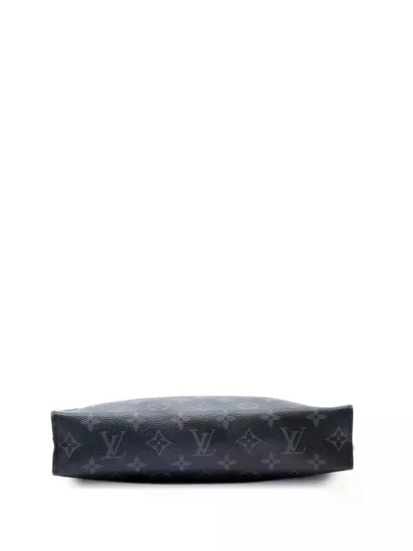 LOUIS VUITTON 2021 Monogram Eclipse Pochette Voyage Mm Clutch Bag
