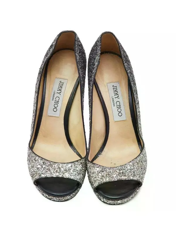 JIMMY CHOO Isabel Open-toe Pumps
