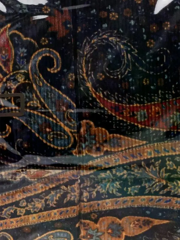 Etro Paisley-print Blanket - Blue