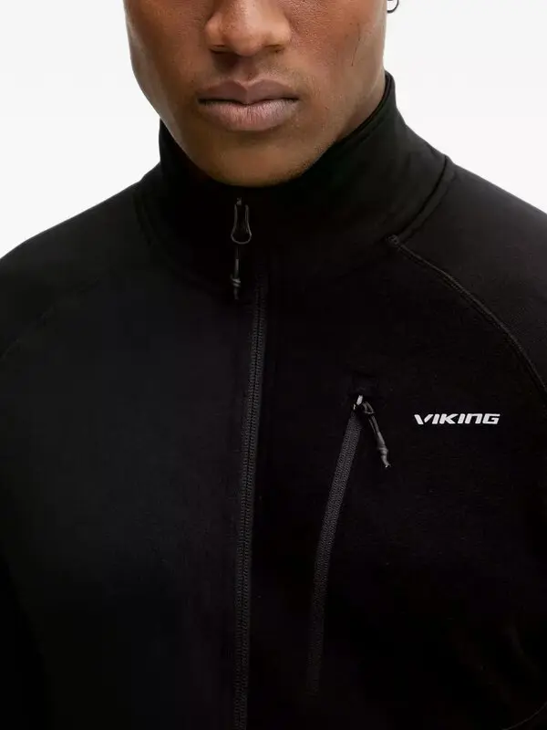 VIKING Polartec Zip-up Sweater - Black