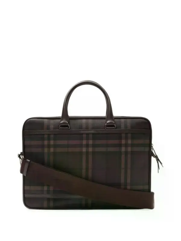 Burberry City Check Briefcase