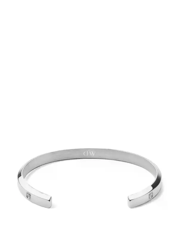 DANIEL WELLINGTON Classic Lumine Crystal-embellished Cuff Bracelet - Silver