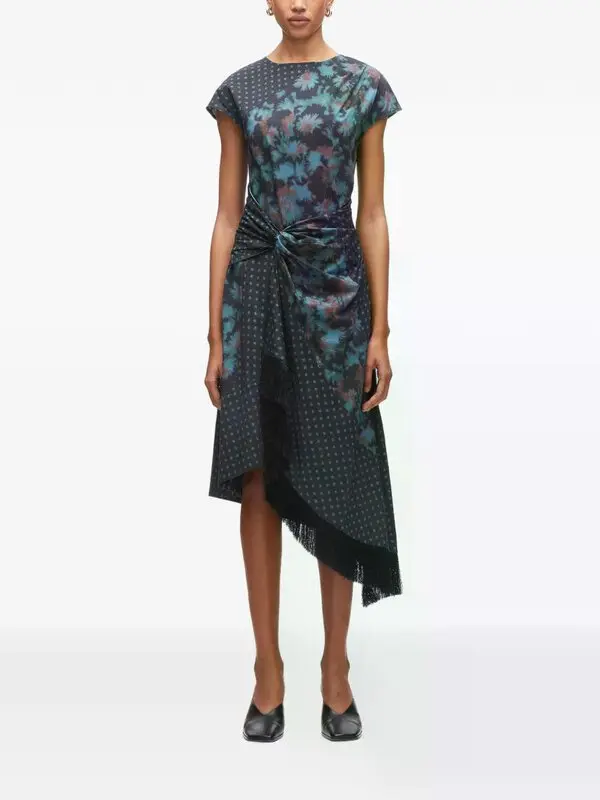 3.1 Phillip Lim Short-sleeves Asymmetric Dress
