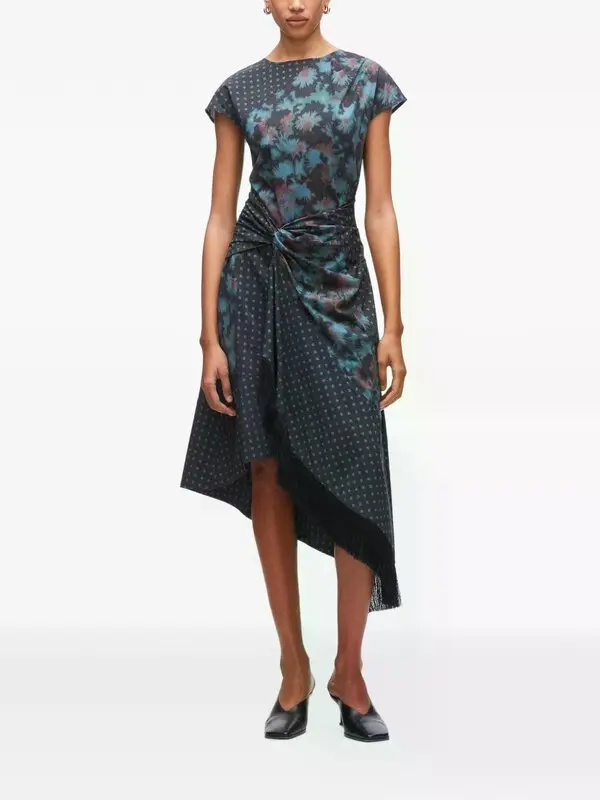 3.1 Phillip Lim Short-sleeves Asymmetric Dress