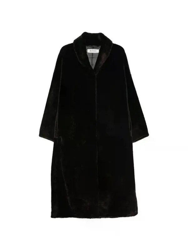 RÓHE Shearling Shawl-collar Coat