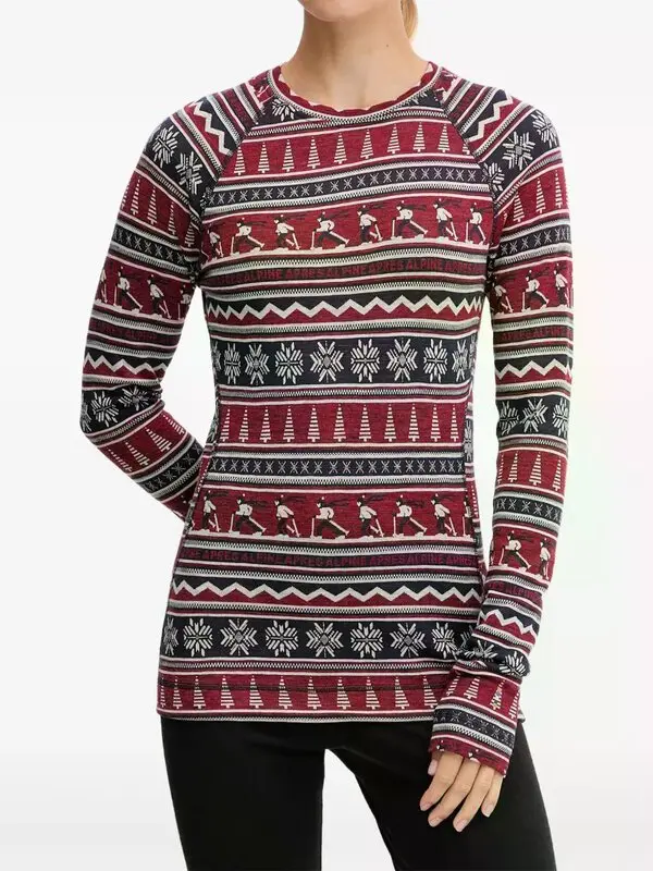 Smartwool Fair Isle Raglan-sleeve T-shirt