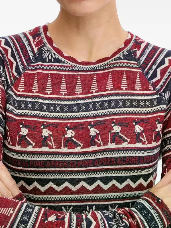 Smartwool Fair Isle Raglan-sleeve T-shirt